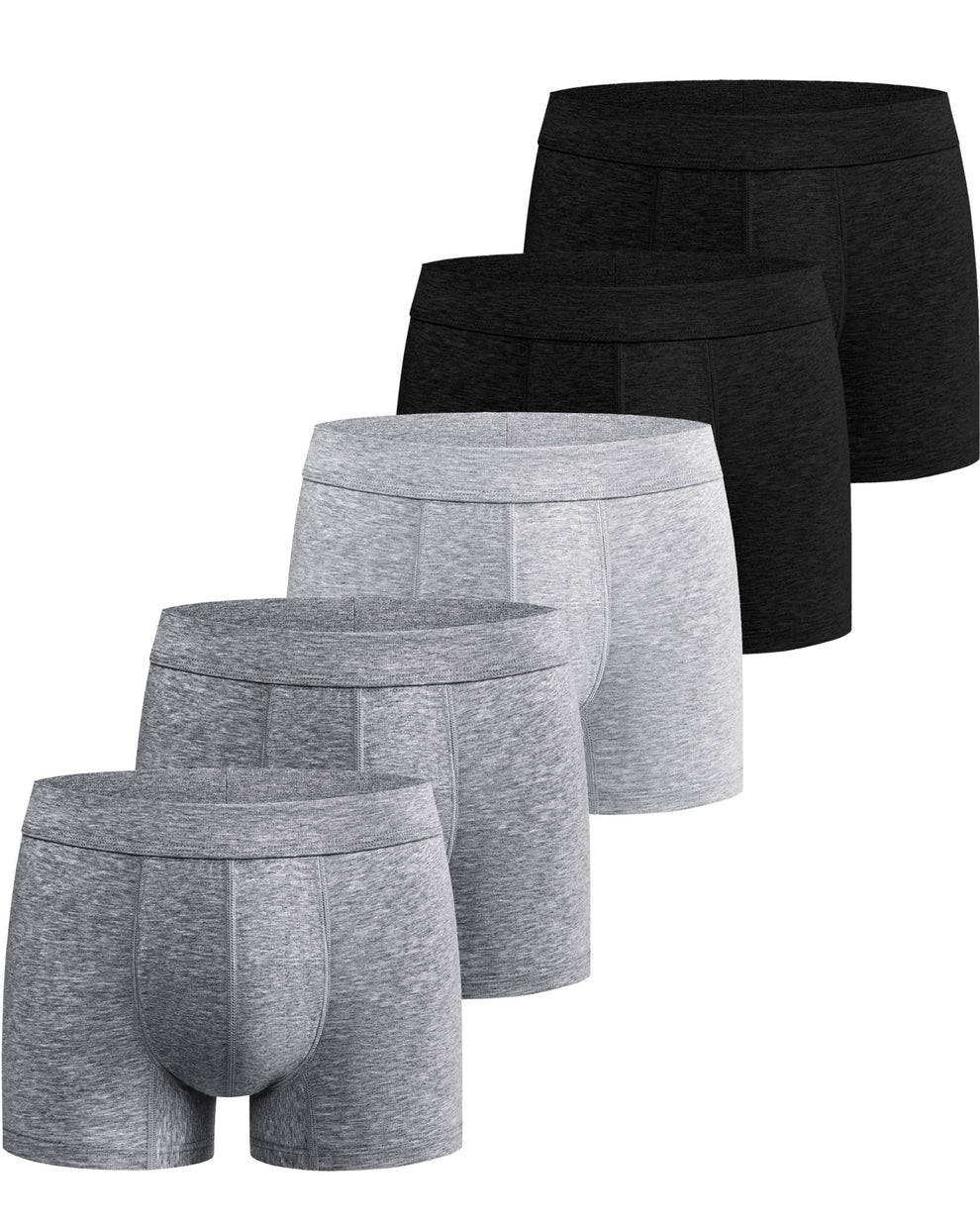 Battewa Men's Leakproof Boxer Briefs for Light Incontinence (50ML ...